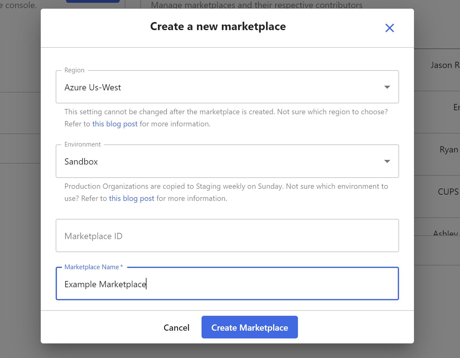 Creating Your First Marketplace | OrderCloud Documentation