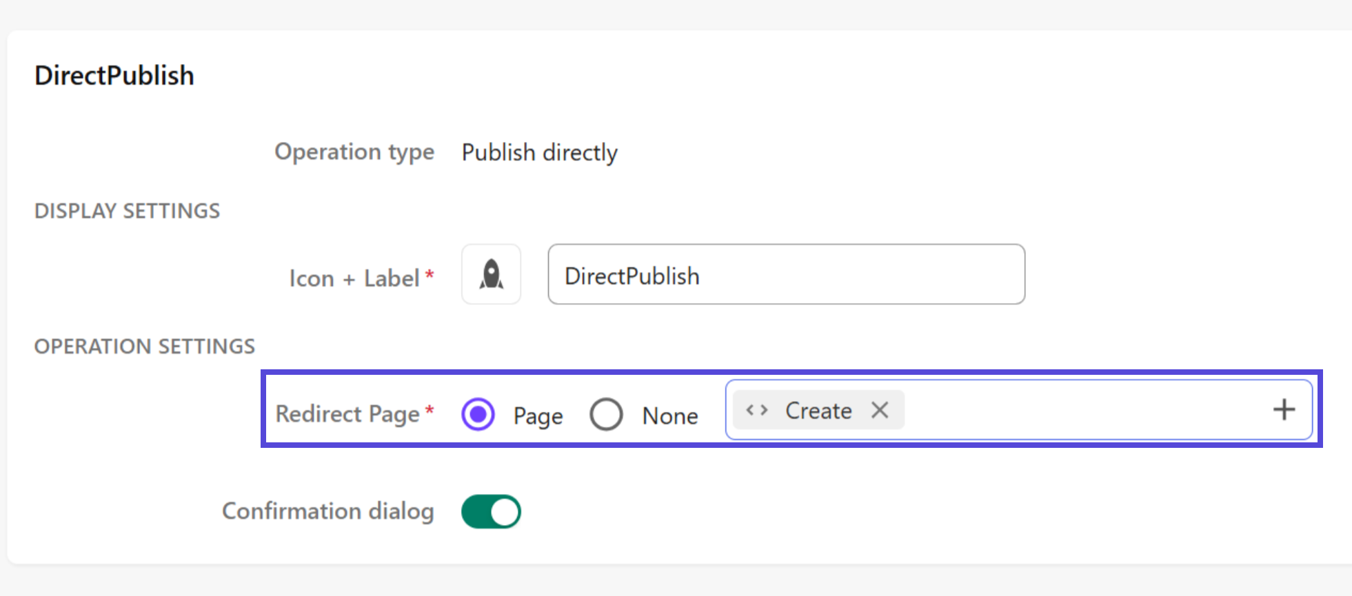 New redirection options for operations | Content Hub Changelog | Sitecore Developer Portal