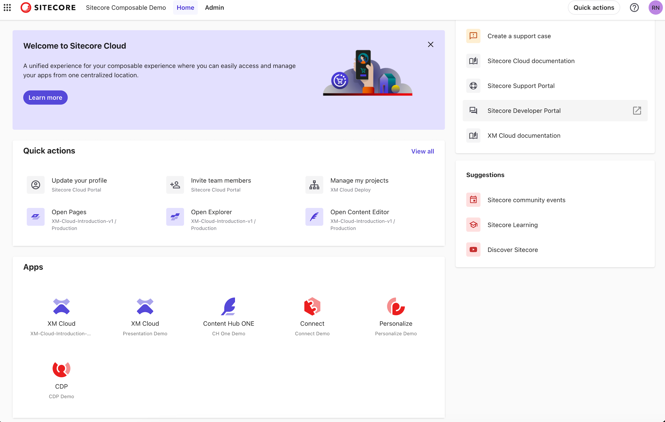 CDP and Personalize are now available on the Sitecore Cloud Portal ... CDP and Personalize are now available on the Sitecore Cloud Portal ...