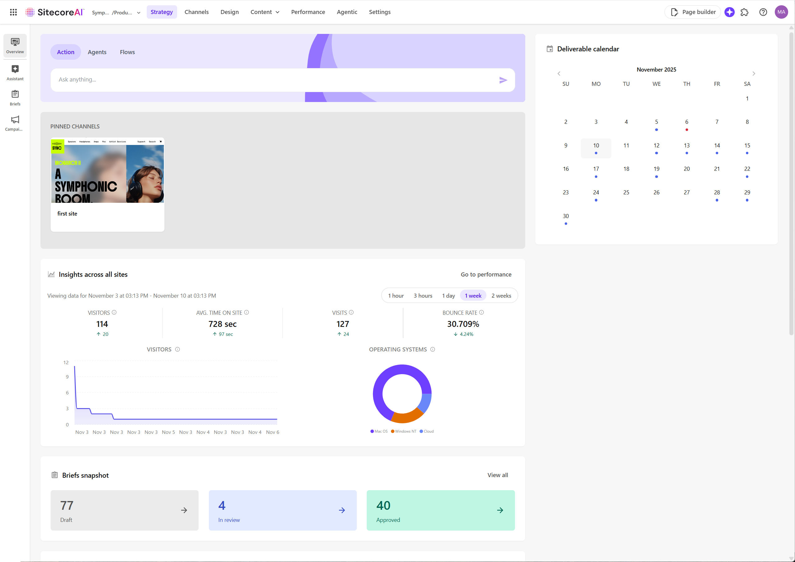 AI-driven Strategy app for end-to-end marketing workflows | SitecoreAI Changelog | Sitecore ...