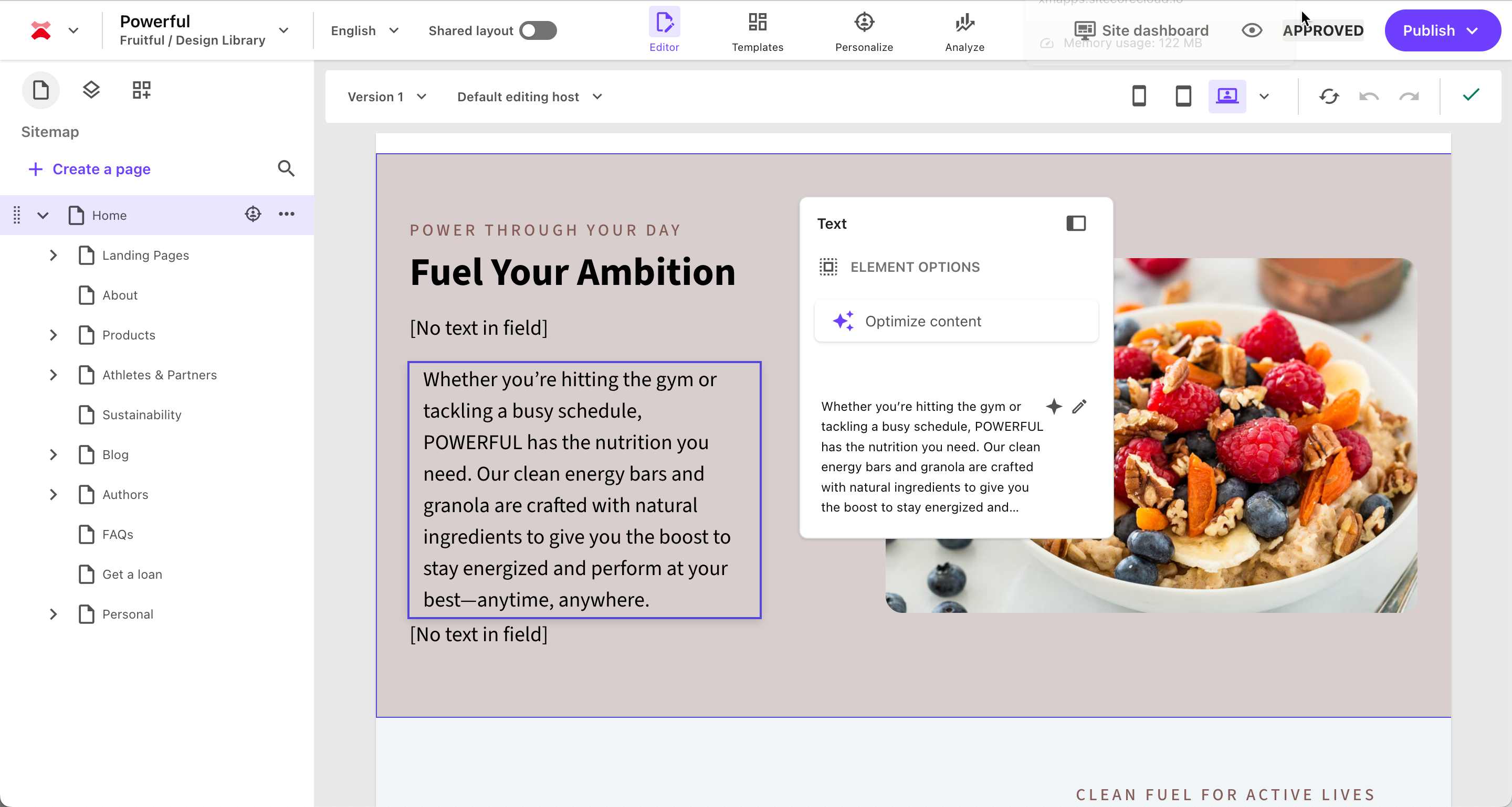 The page builder gets a floating right-hand panel and more improvements and solved issues ...